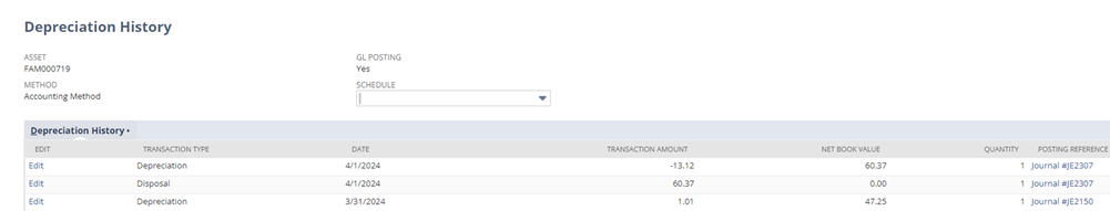 Fixed asset summary report — NetSuite Community