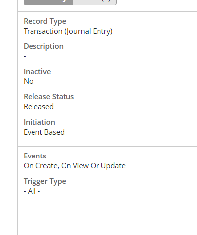 Lock Record for Approved Journal Entry — NetSuite Community