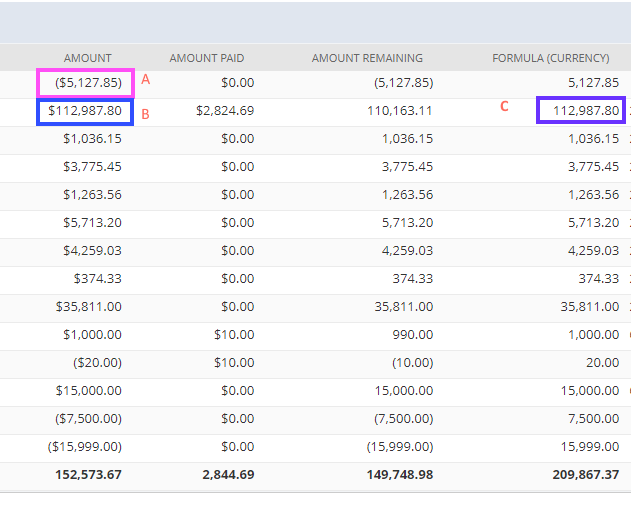Formula for running total — NetSuite Community