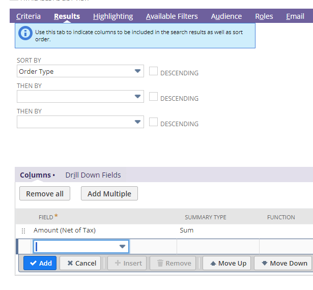 Saved Search to populate custom field — NetSuite Community