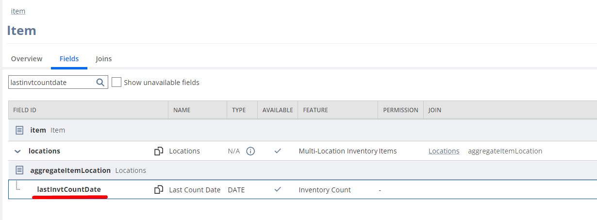 What Last Count Date means and how it works — NetSuite Community