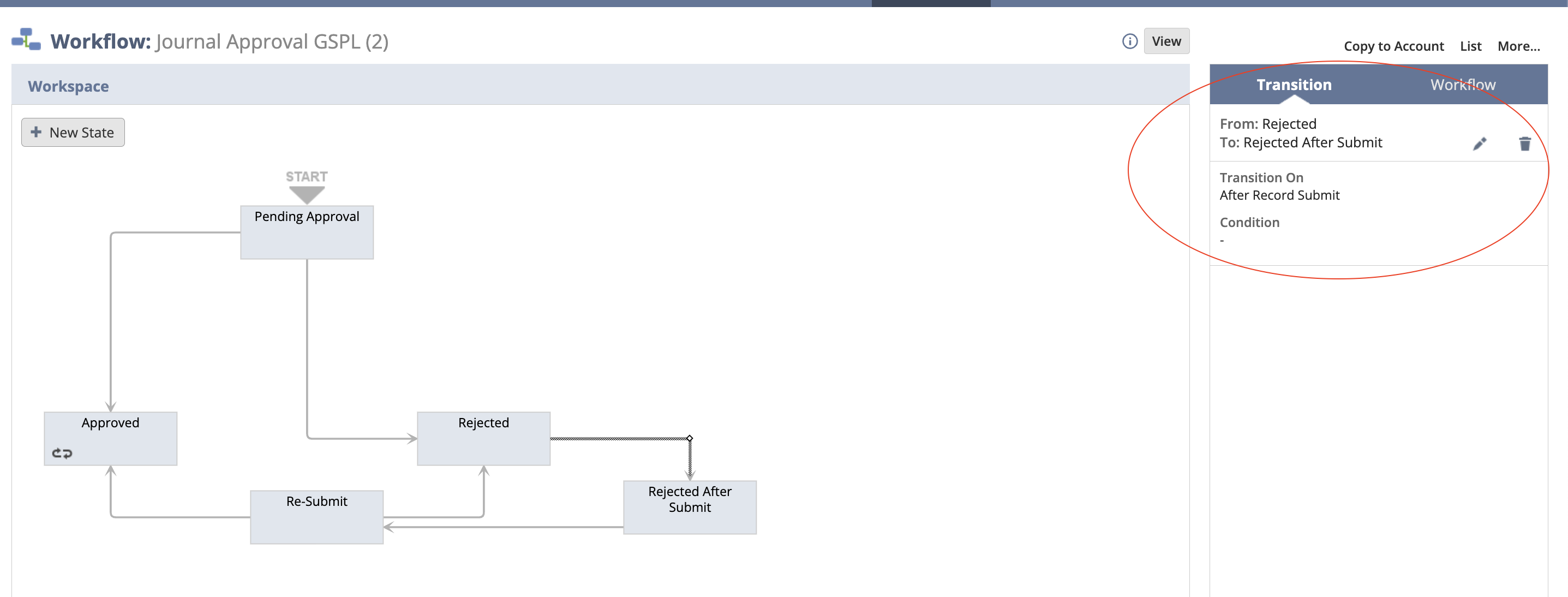 Workflow Transition Without Execute On Button — Netsuite Community