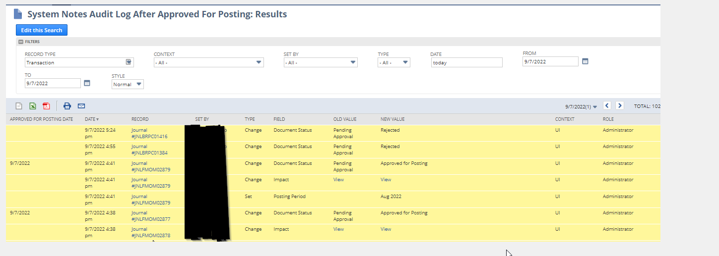 Case When Statement to pull System Notes greater than Approved date on ...
