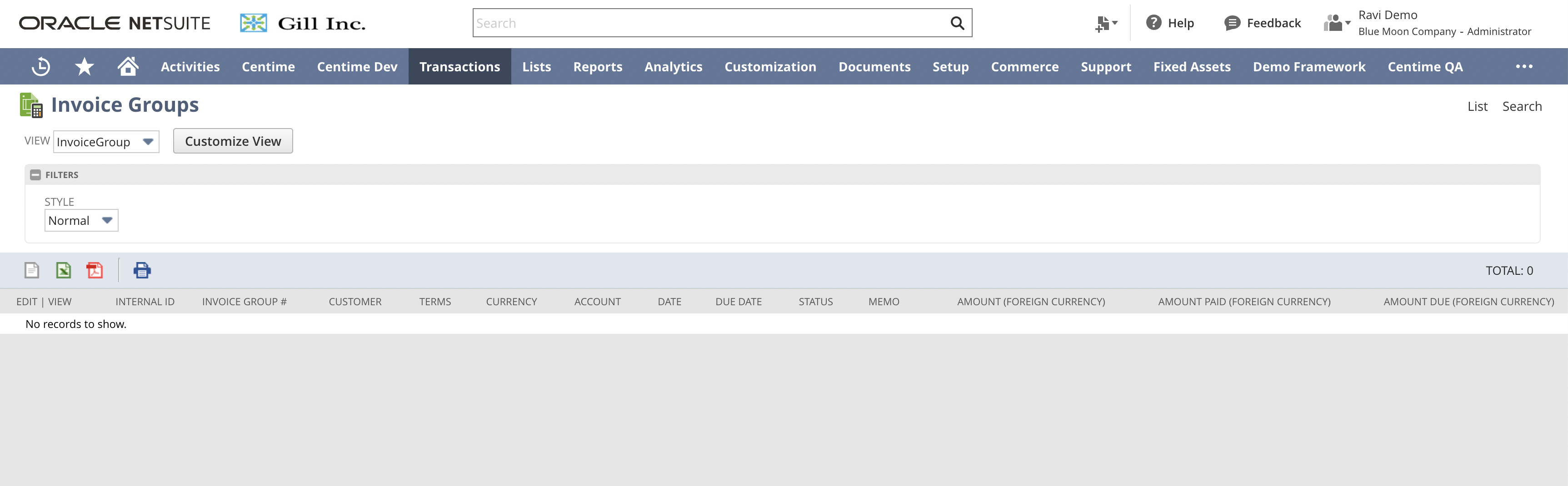 Grouping Invoices - No invoices showing up under Group Invoices ...