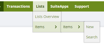 How to Setup Items > New Category as a Navigational Path — NetSuite Community
