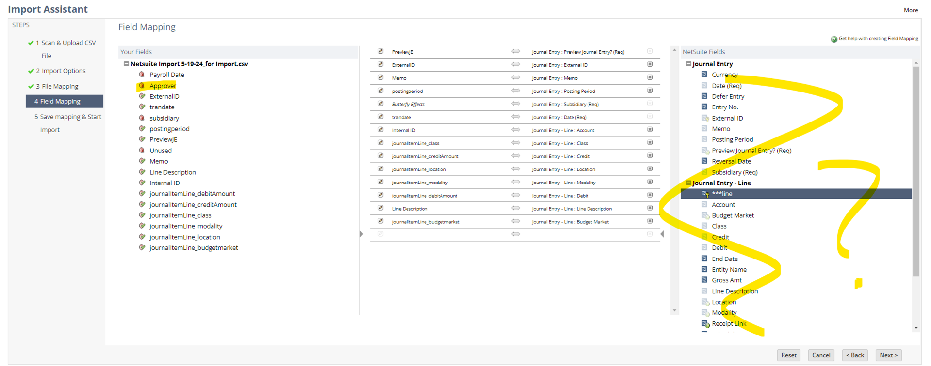 How To Map A Column To The Appropriate Field In Netsuite — Netsuite Community