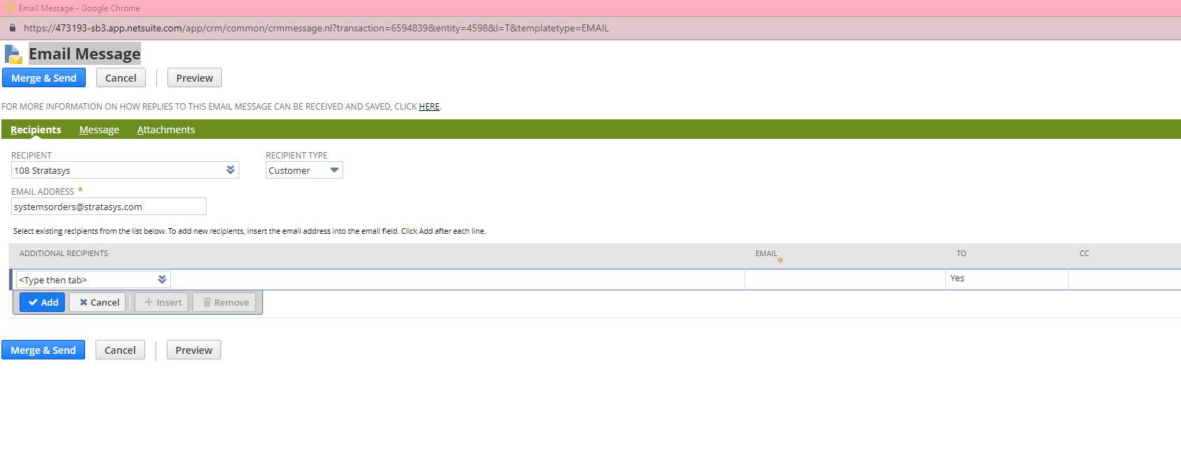 Attach the default email template and files to the Email Message Page ...
