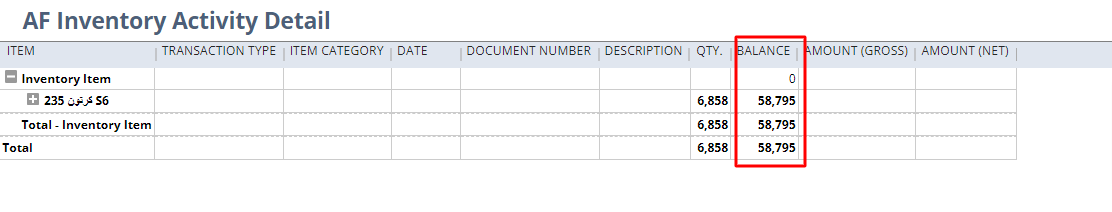 Stock ledger and inventory activity details reports are showing wrong ...