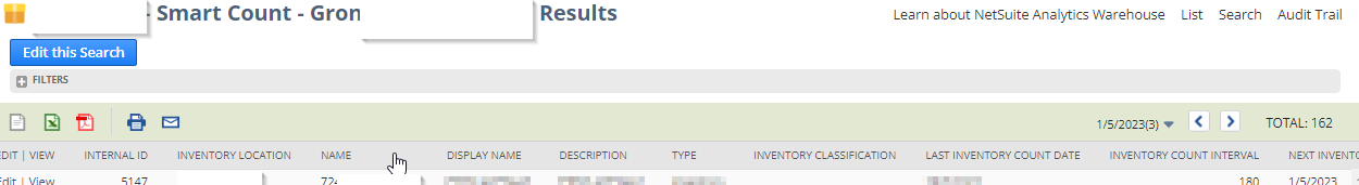 Count Configurtion list not showing all items in Smart Count (Mobile ...