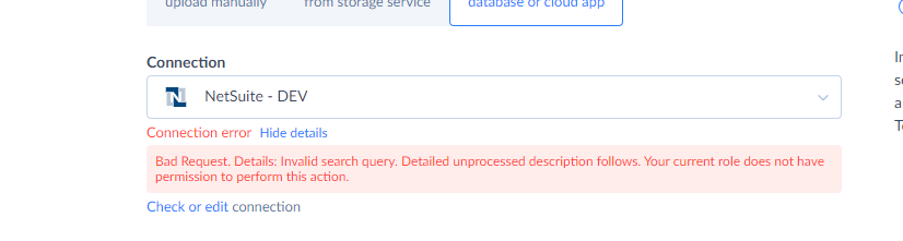 Skyvia/NetSuite connection - REST — NetSuite Community