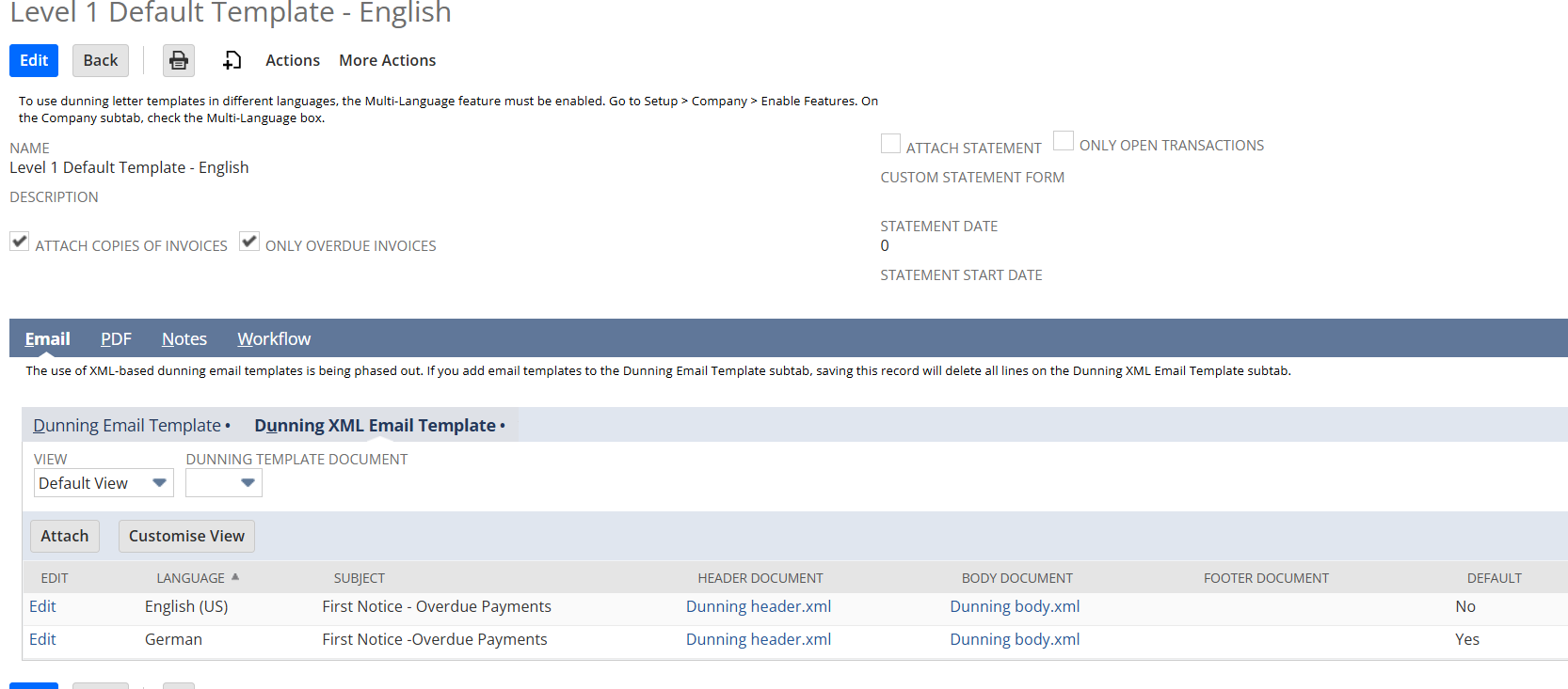 Missing Dunning Letter in Dunning Email Sending Queue — NetSuite Community