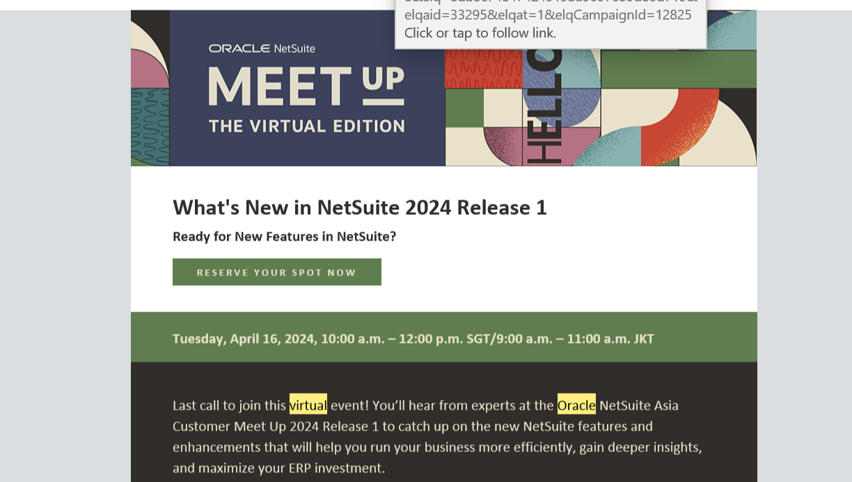 VIRTUAL EVENT on Enhancements — NetSuite Community