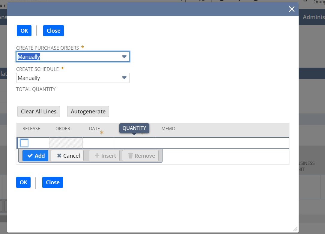 How to add a column in the Blanket PO Pop up? — NetSuite Community