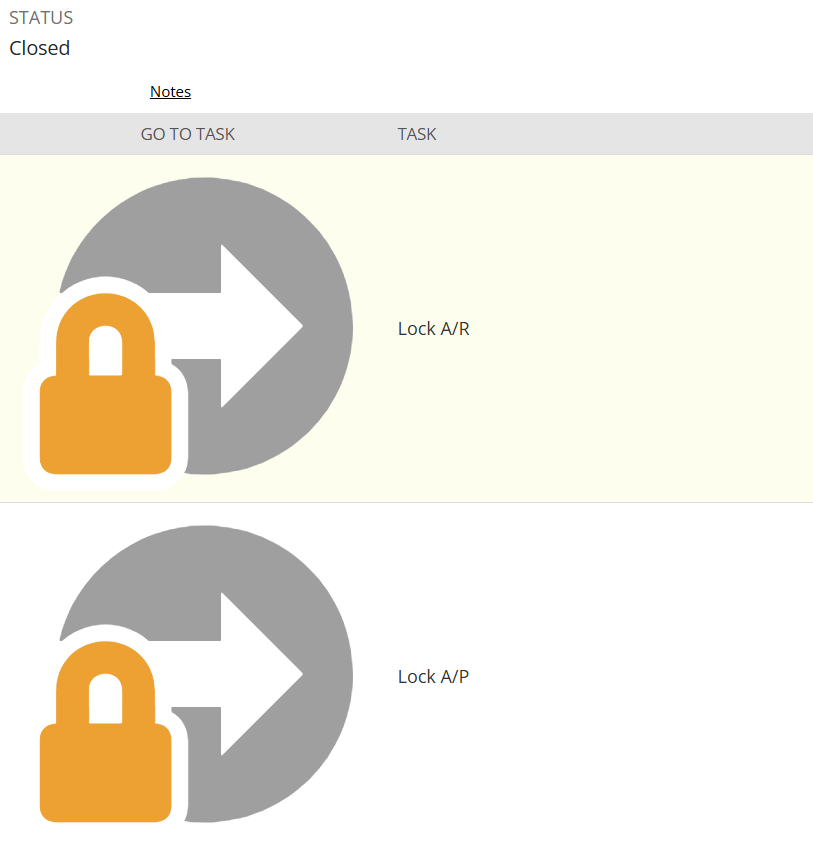 On the Period close checklist the icons are huge — NetSuite Community