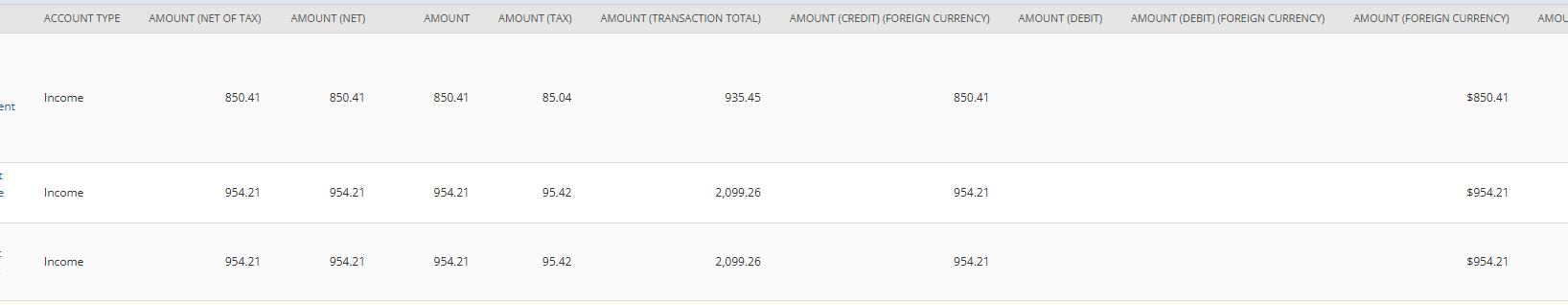 How can I source gross amount for a transaction line search? — NetSuite ...