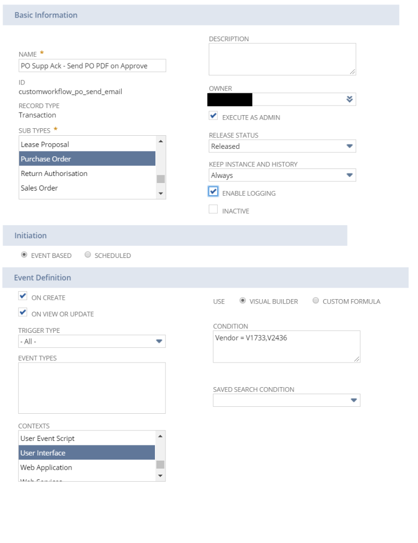 workflow>send email to vendor when purchase order approved — NetSuite ...