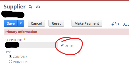 Can I control the 'Auto' tick box on Vendor (supplier) screen from Workflow? — NetSuite Community