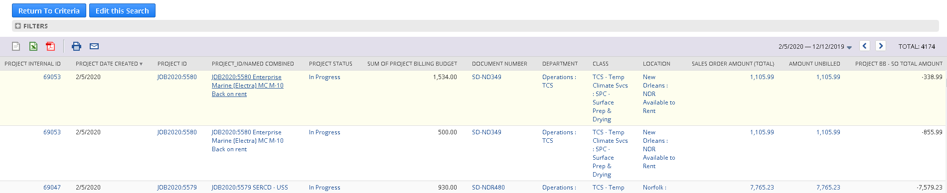 Saved Search - Custom Formula - Joined Records; I.E. Project ...