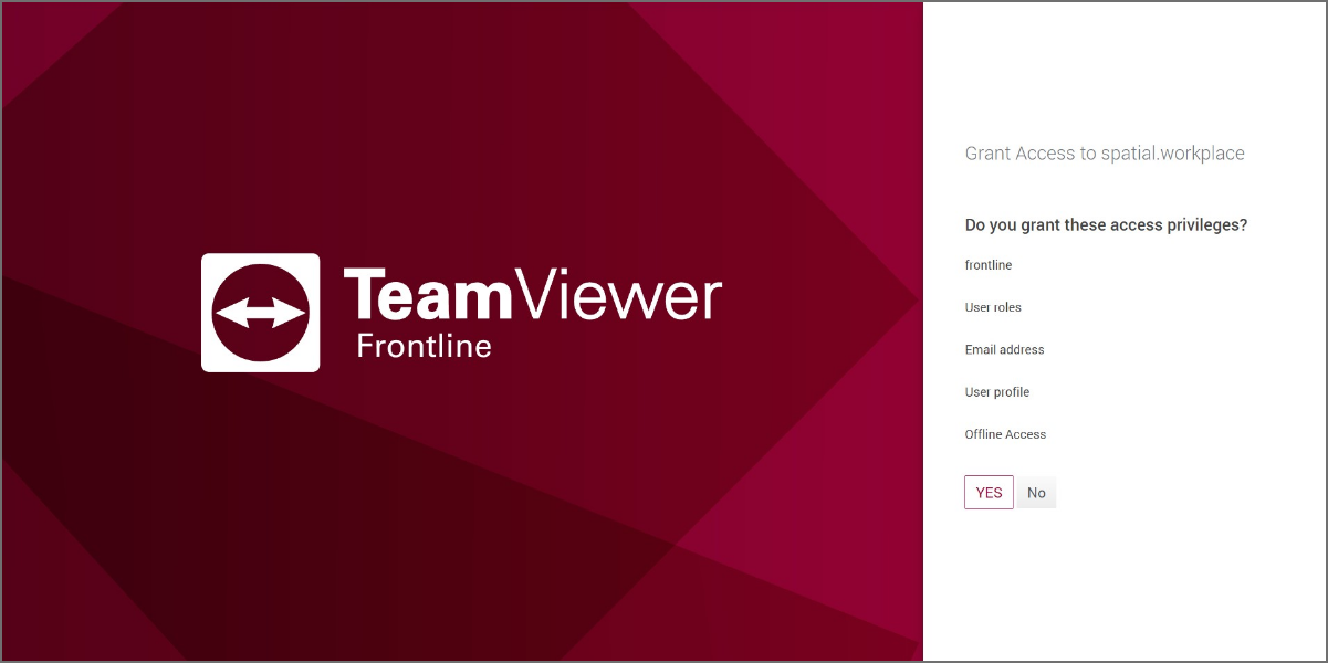 登录Spatial Workplace - TeamViewer Support