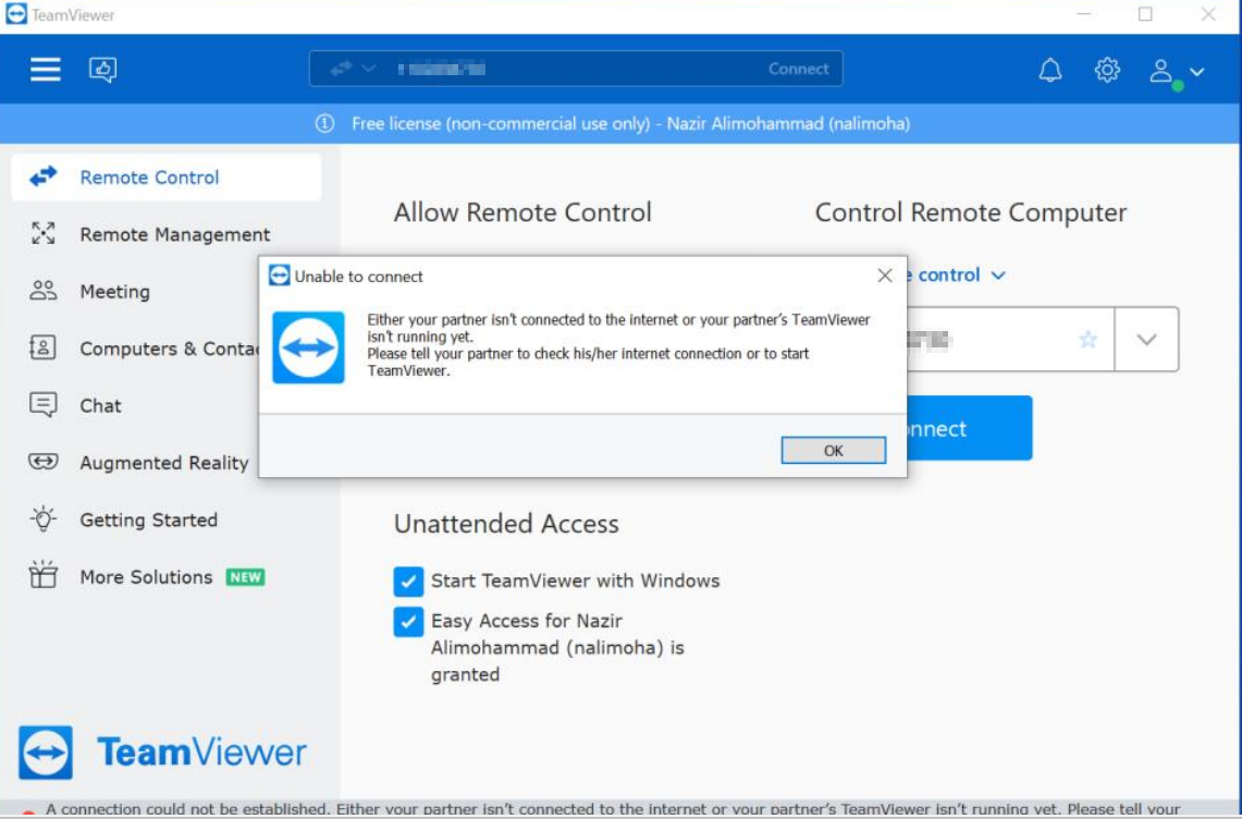 Downloaded latest version on laptop - now remote login to another ...
