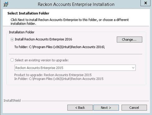 Upgrading Reckon 2015 to Reckon 2016 — Reckon Community