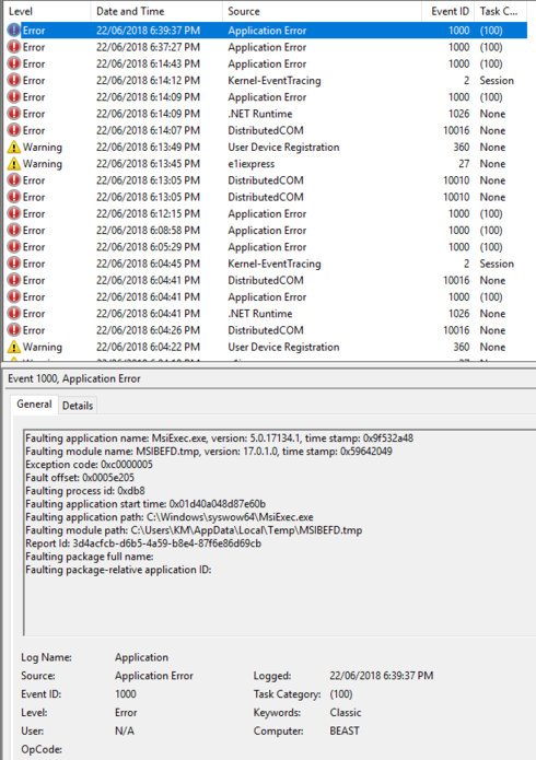 Trying to install Reckon Accounts Desktop Trial on Windows 10 but ...
