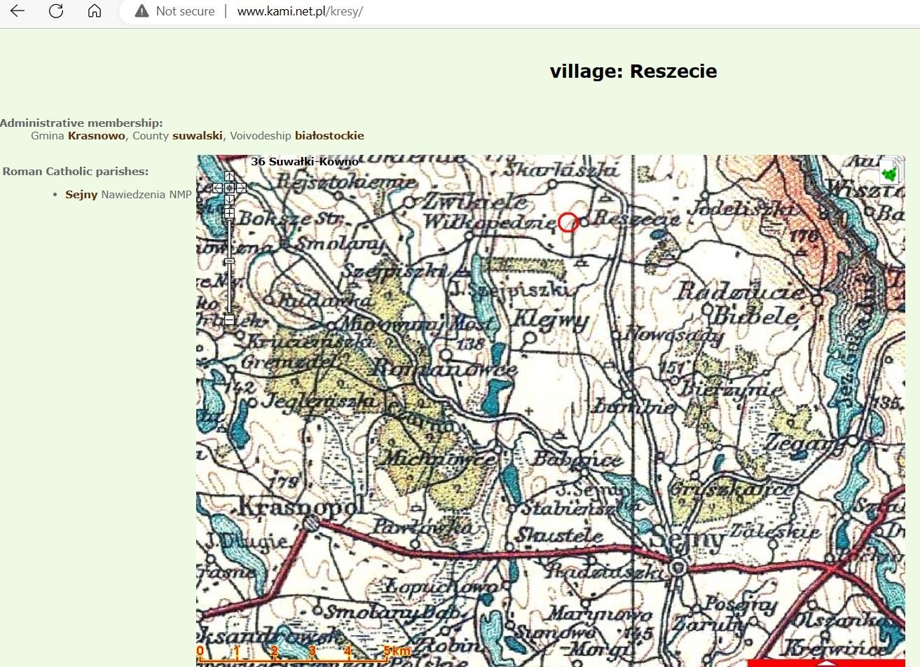 City in Sejny region translation assistance — FamilySearch Community