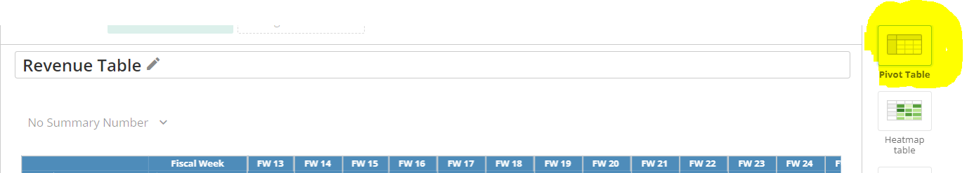 Freeze Header In Pivot Table chart Types Dojo Community