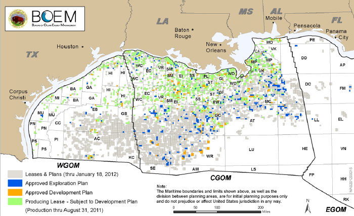 Gulf of Mexico Lease MAP — Dojo Community