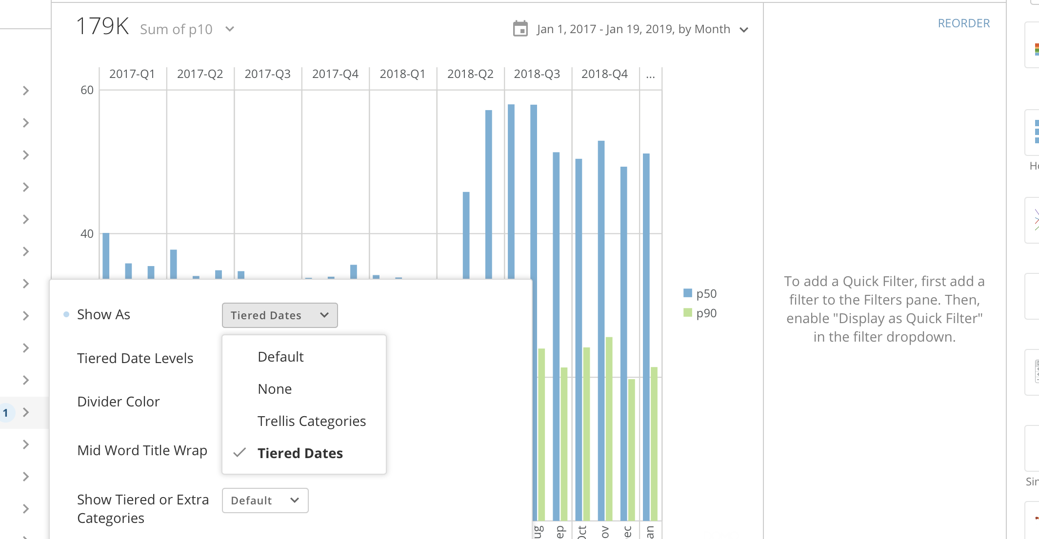 How to display Y Axis scale as a Date Hierarchy? — Domo Community Forum