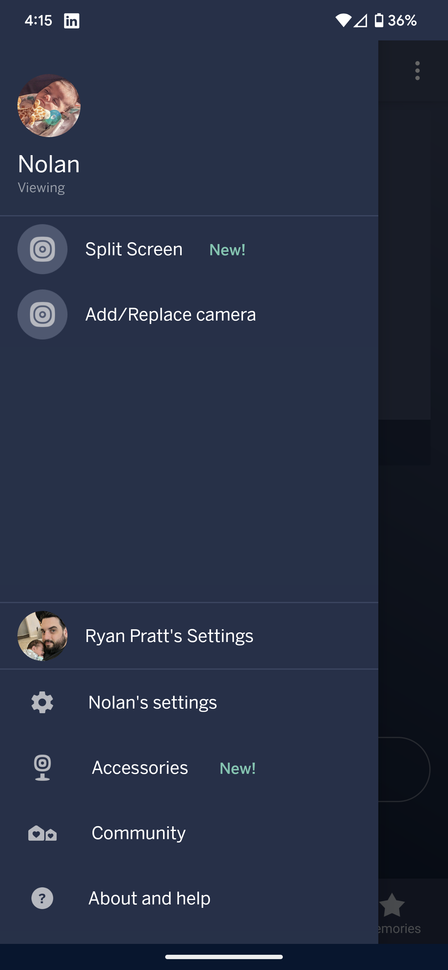 Adding a new baby profile to the app — Nanit