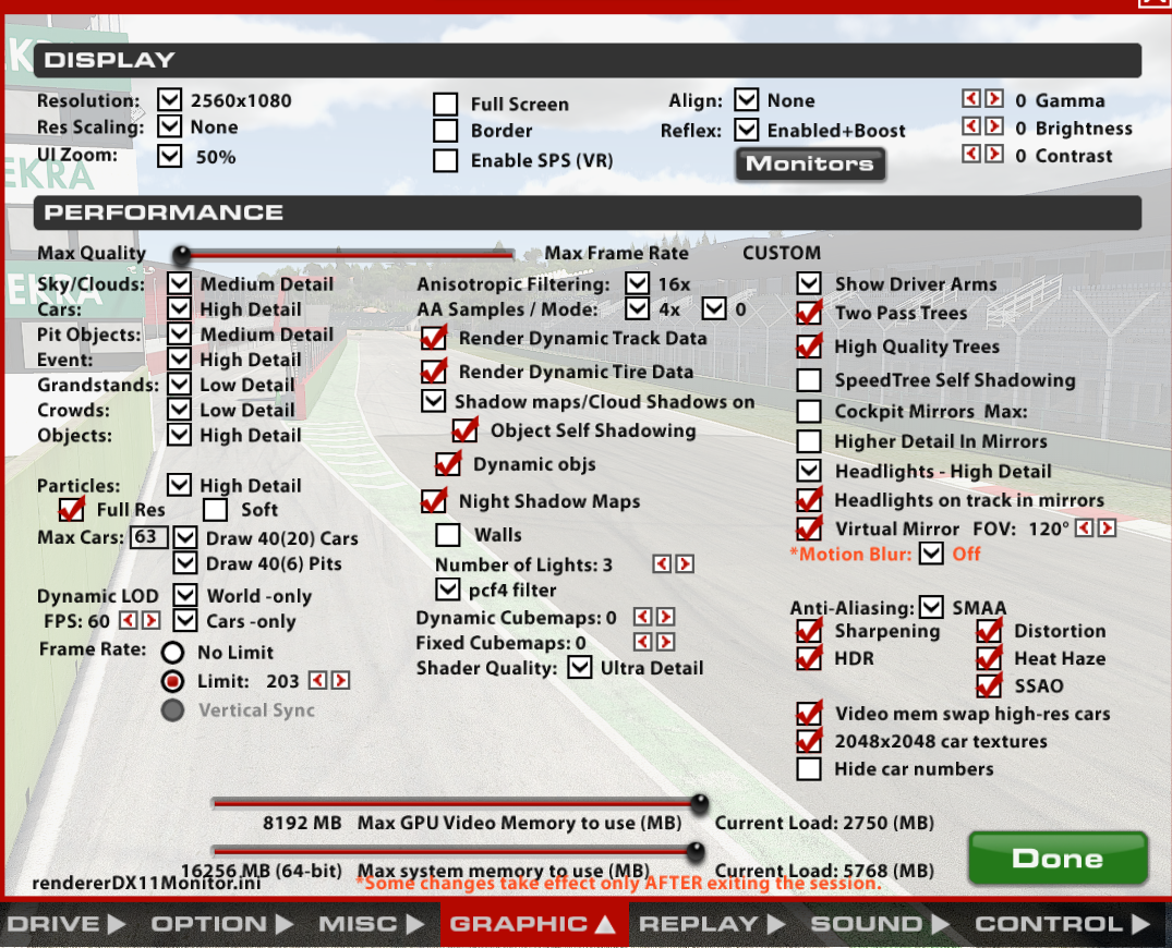 iRacing poor graphical performance : r/iRacing