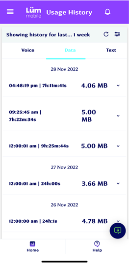 Checking and Understanding Usage History - Member Forum