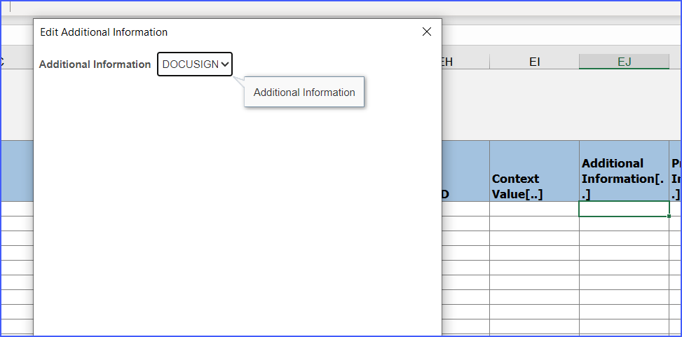 Additional information field populating on context value column — Cloud ... Additional information field populating on context value column — Cloud ...