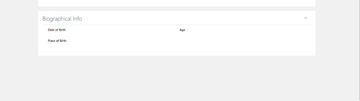 Unable to add or edit biographical info — Cloud Customer Connect Unable to add or edit biographical info — Cloud Customer Connect