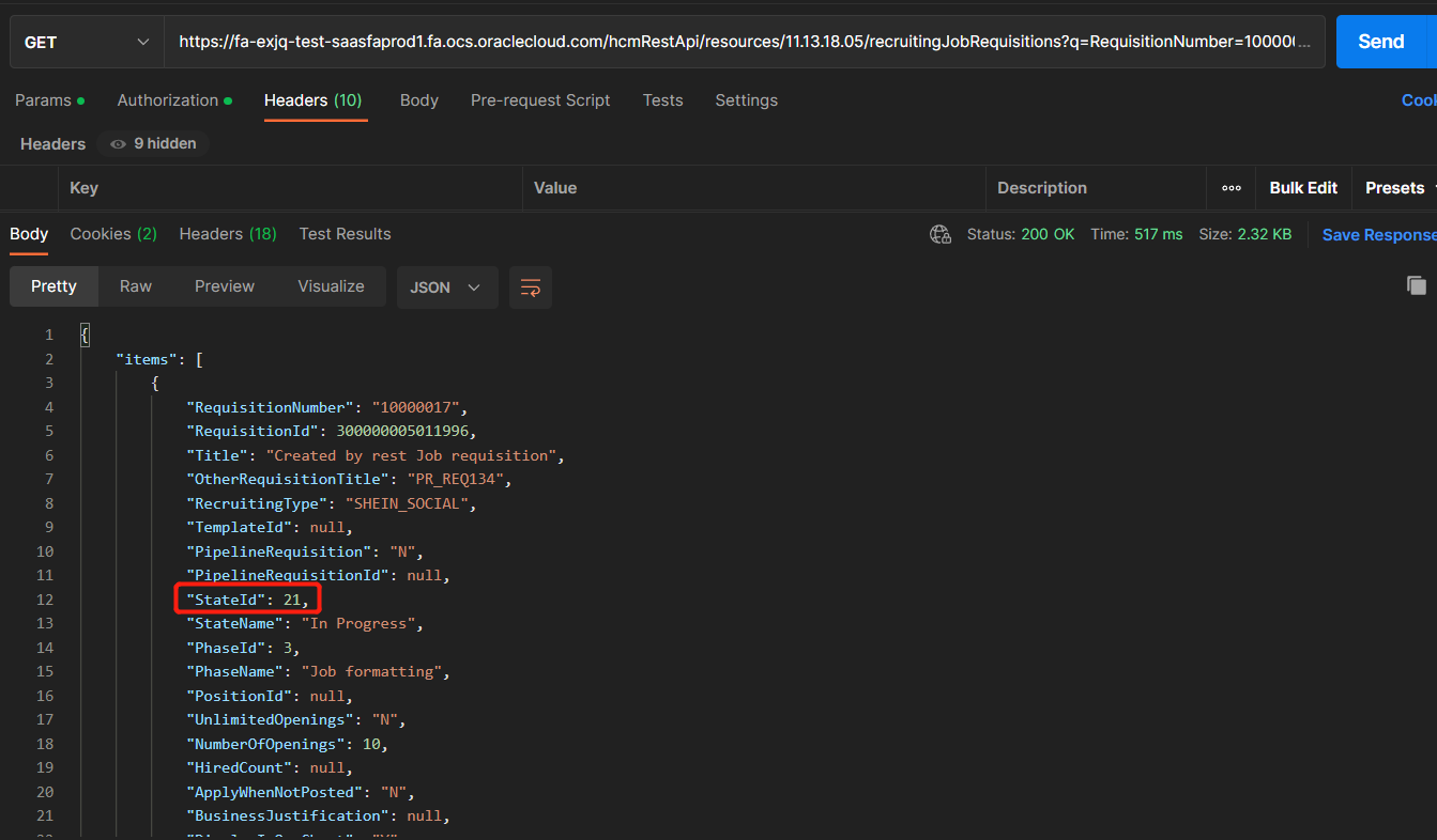 delete a requisition error that Target State has no corresponding routingStep in lifecycle ...