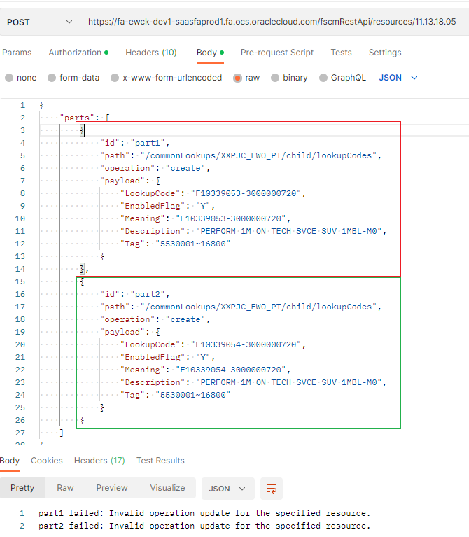 Oracle Fusion REST API > Max Supported Number of Records to Pass For Bulk — Cloud Customer Connect