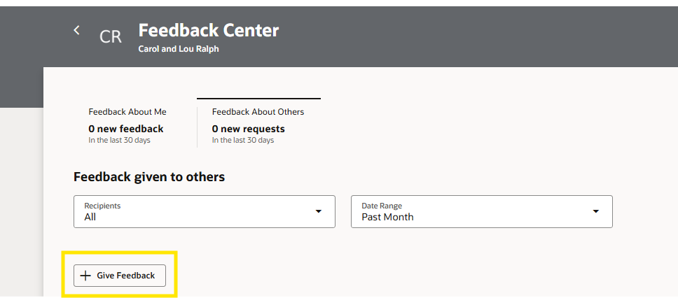 Can we hide/disable the Give Feedback button in the Feedback Center ...