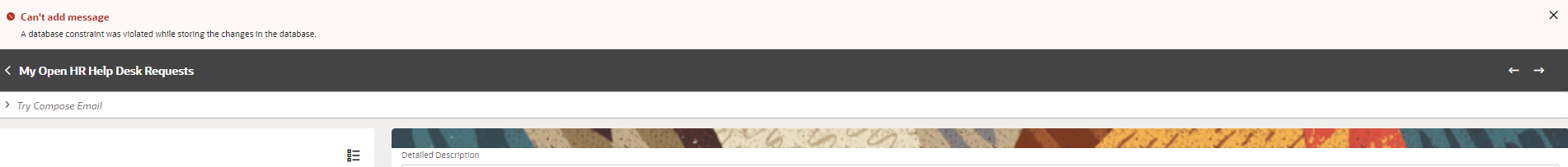 Error: A database constraint was violated while storing the changes in the database — Cloud ...
