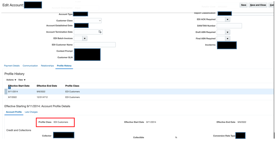 How to get the Profile Class value from customer onto the sales order — Cloud Customer Connect