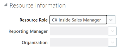 How to make the resource information fields read-only based on the ...