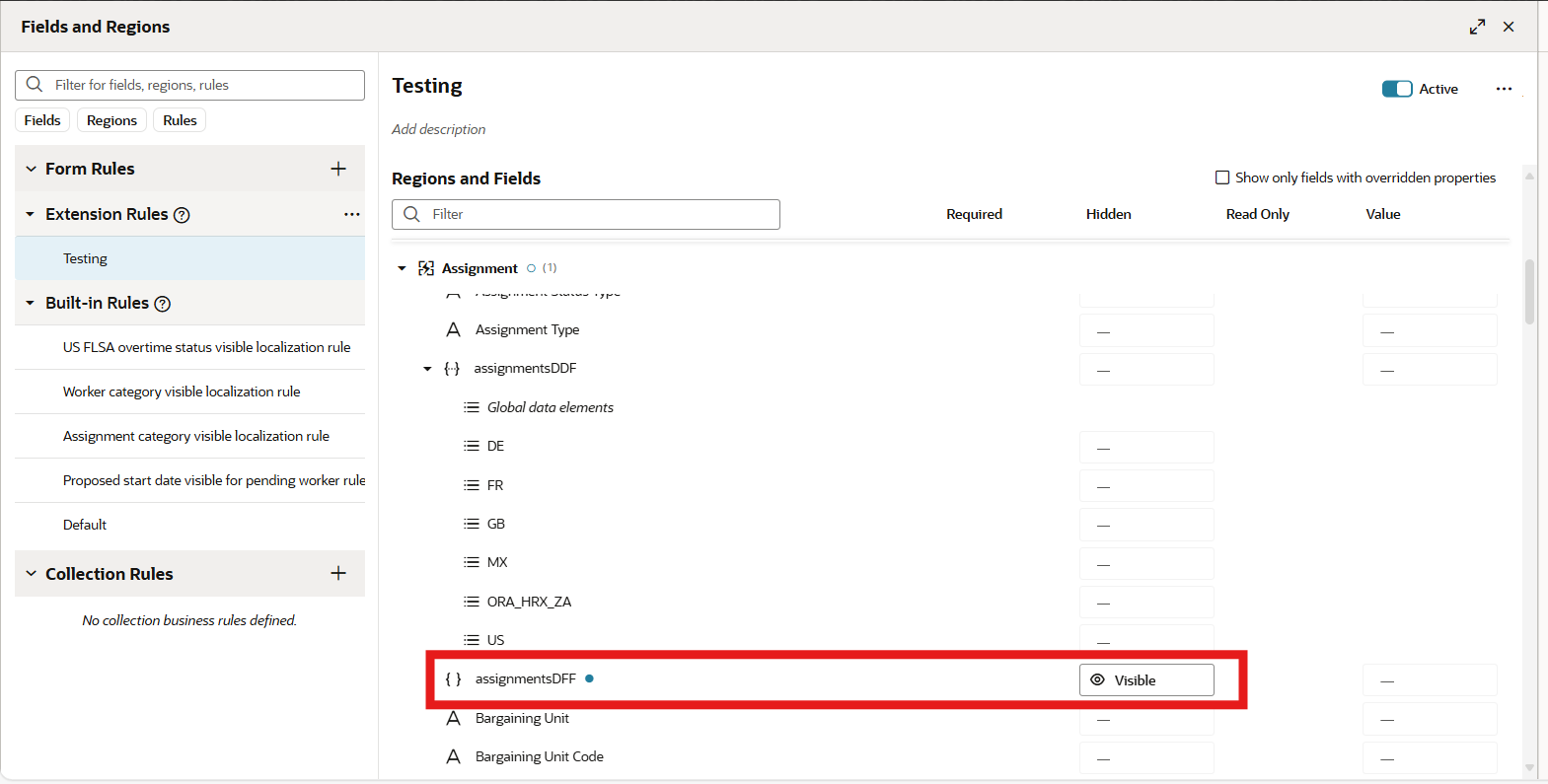 How to bring DFF from Employment Info page to Hire an Employee - Assignment Page in VB Studio ...
