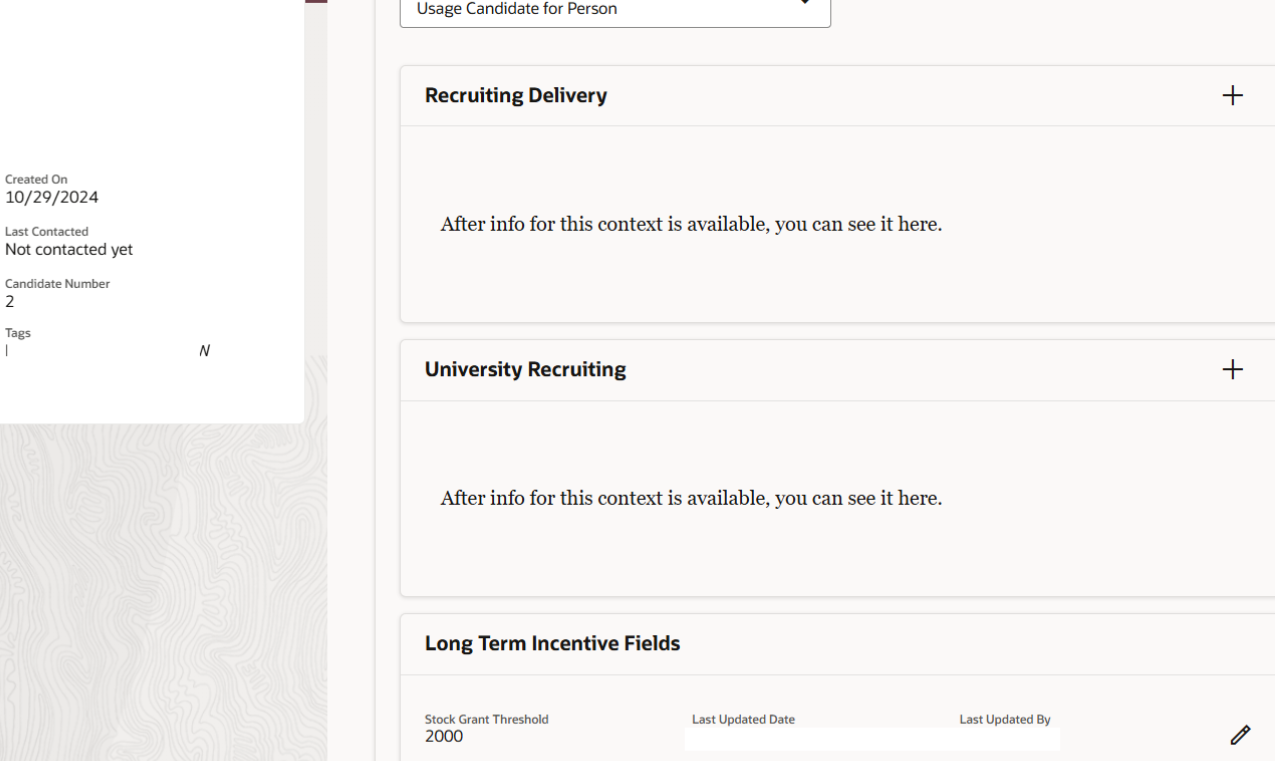 Data On Job Offer Detail Does Not Align With Candidate Profile — Cloud Customer Connect