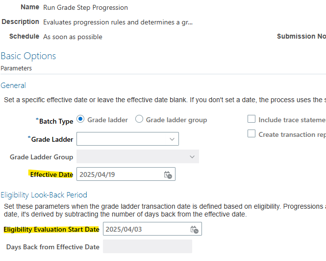 Grade Step Progression Process Details In Fast Formula — Cloud Customer Connect