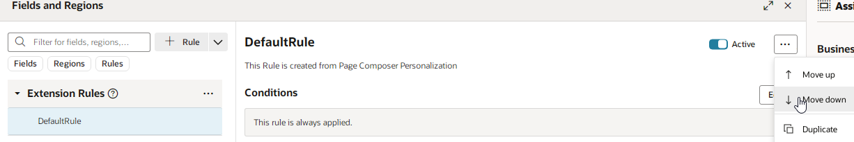 VBS business rules order change doesn't work — Cloud Customer Connect