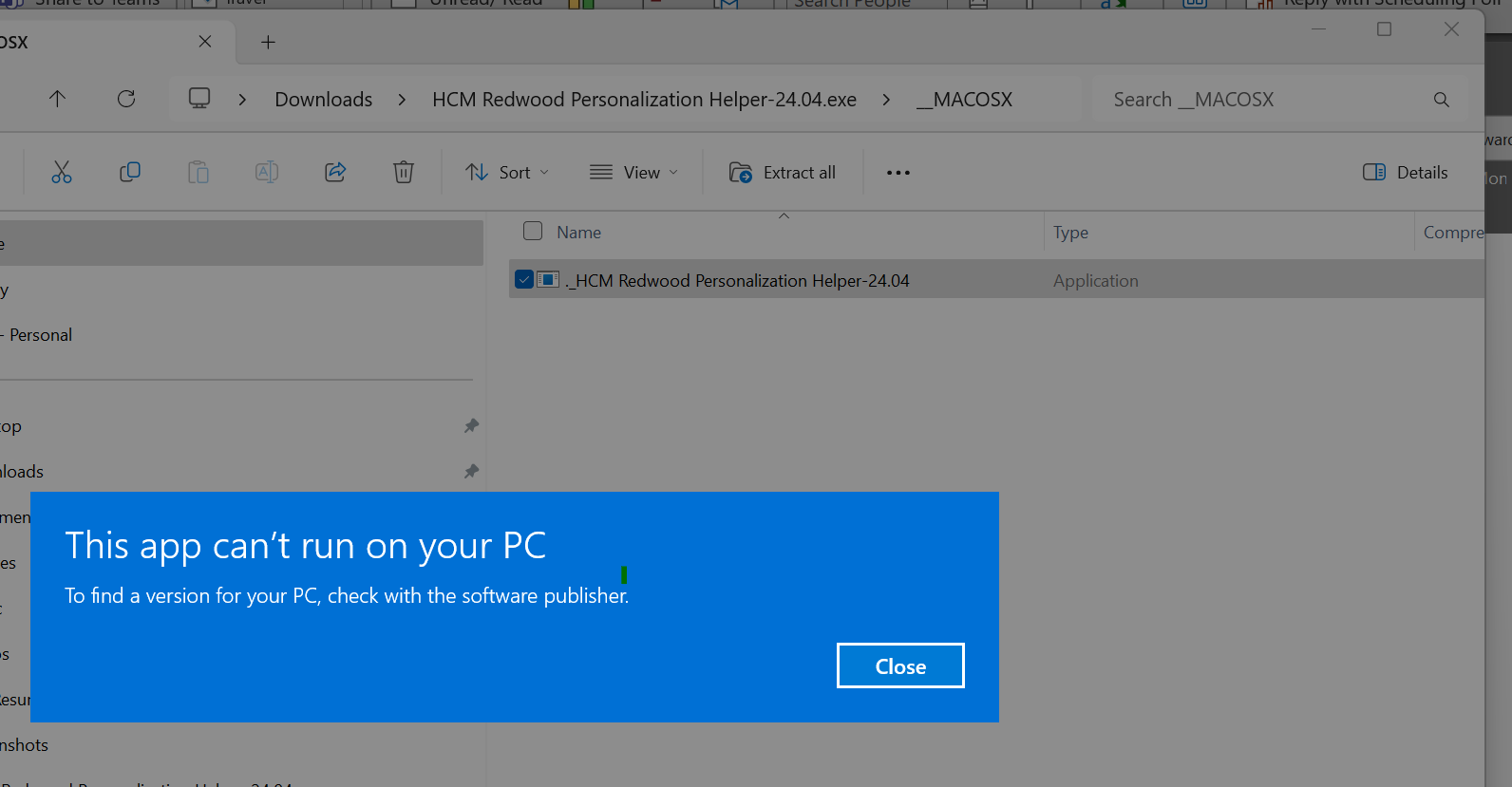 redwood personalization helper tool not downl — Cloud Customer Connect