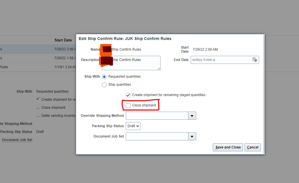 Shipment Confirmation Using Shipmenttransactionrequest Rest Api Is Auto Closing The Shipment 1283