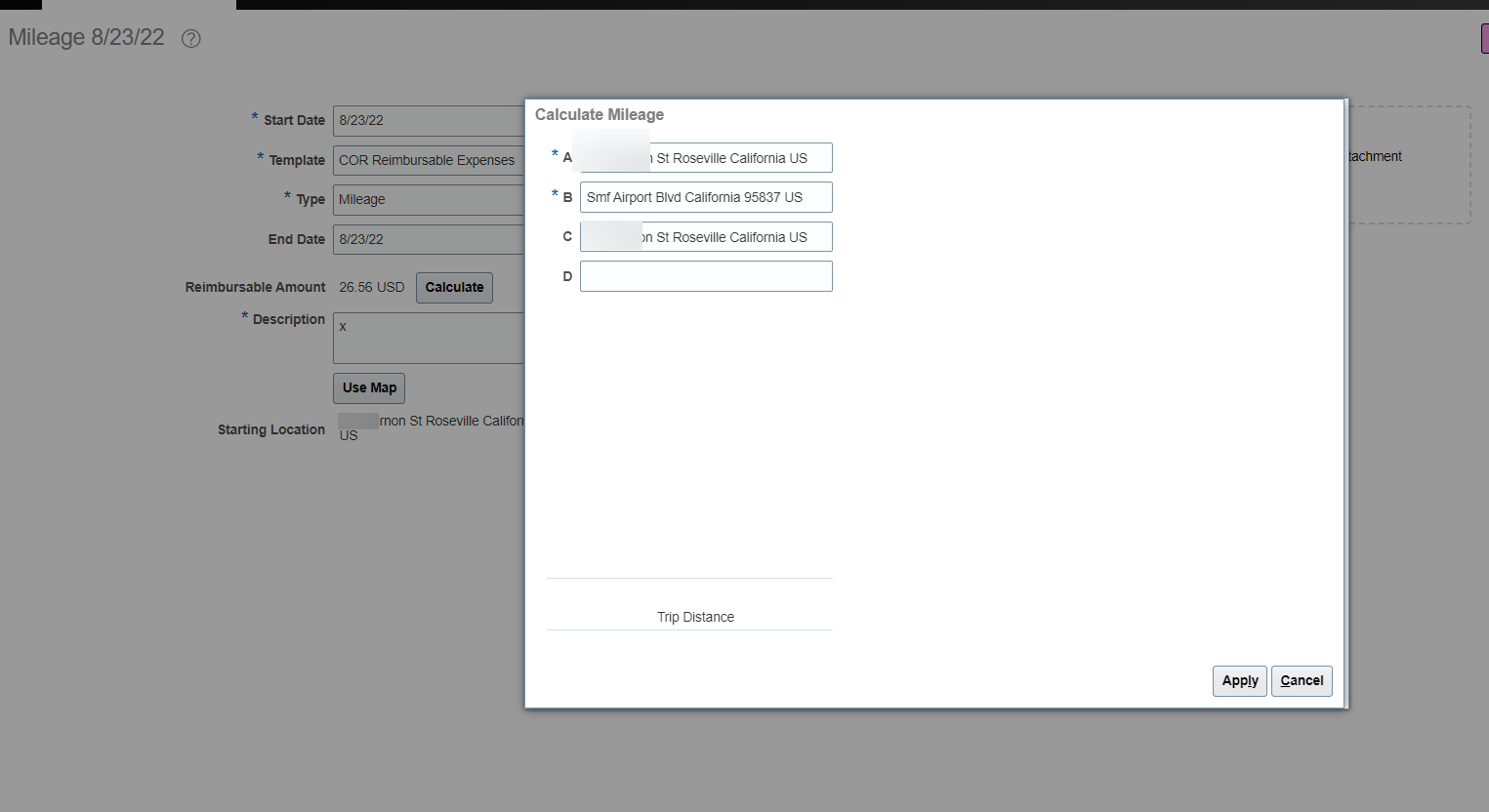Calculate Mileage Does not Work - Solution uses the same Profile Code ...