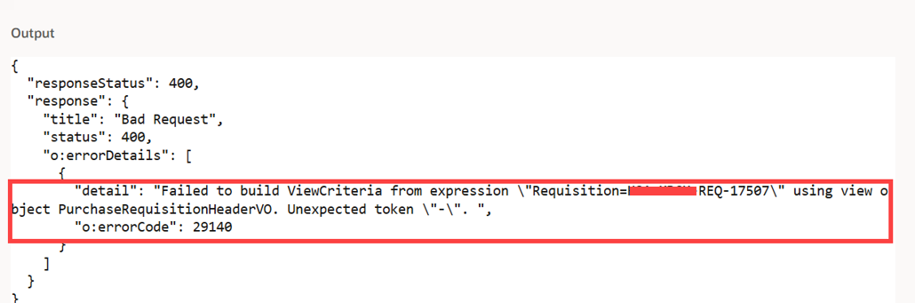 AI Agent Purchase Requisition Status Advisor – Support for Requisition Numbers with Prefixes ...