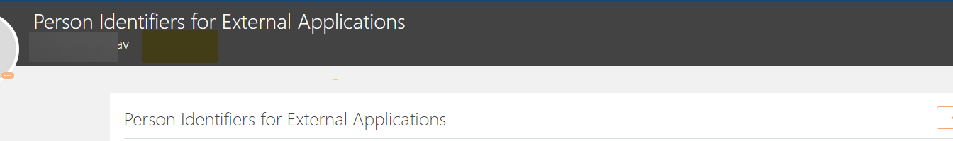 EL expression for person number on Personal Identifiers for External ...